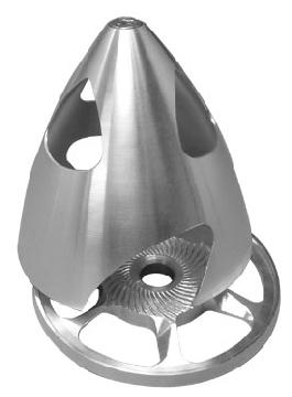 2" Ultimate, 2 BLADE TURBO-COOL SPINNER - Tru-Turn Precision Model Products