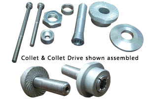 Collet Drive Adapter Kit-6mm Collet to 5/16-24 Shaft Adapter Kit - Tru ...